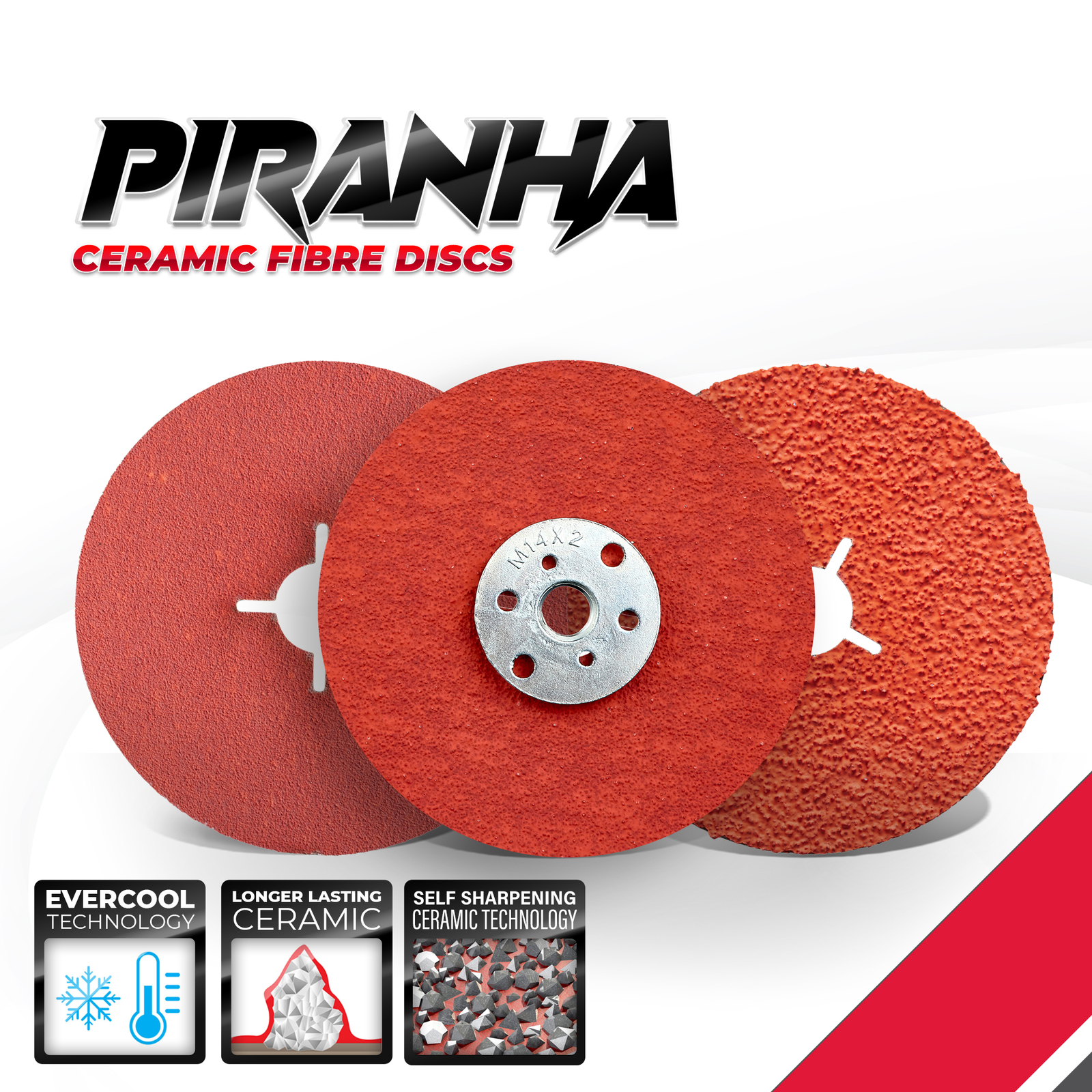 5" 125mm Ceramic Fibre Disc